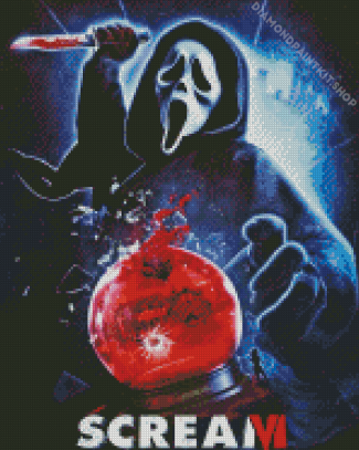 Scream 6 Horror Film Diamond Painting - DiamondPaintKit.SHOP