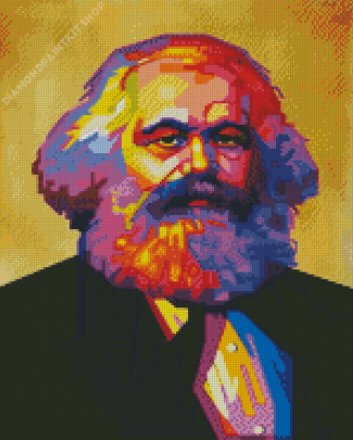 Karl Marx Pop Art Diamond Painting - DiamondPaintKit.SHOP